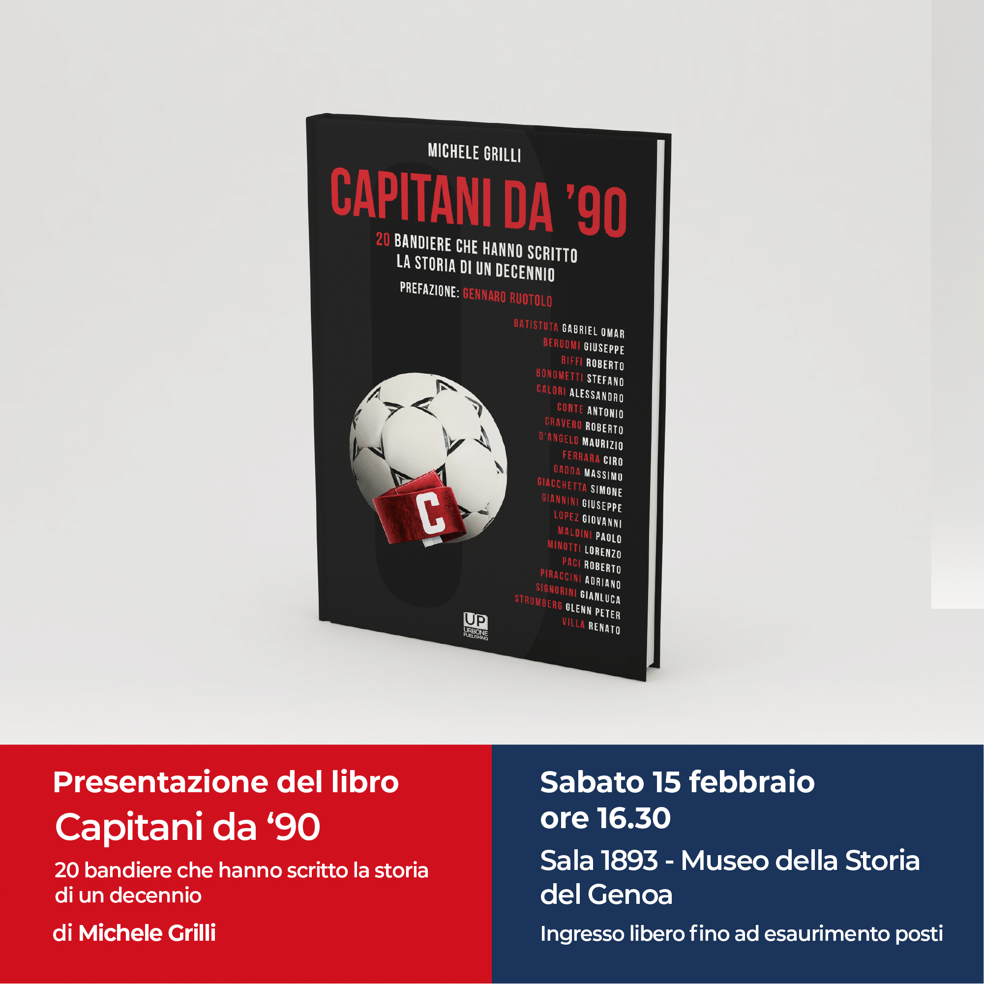 Presentazione libro "Capitani da '90" di Michele Grilli - Sabato 15 ...