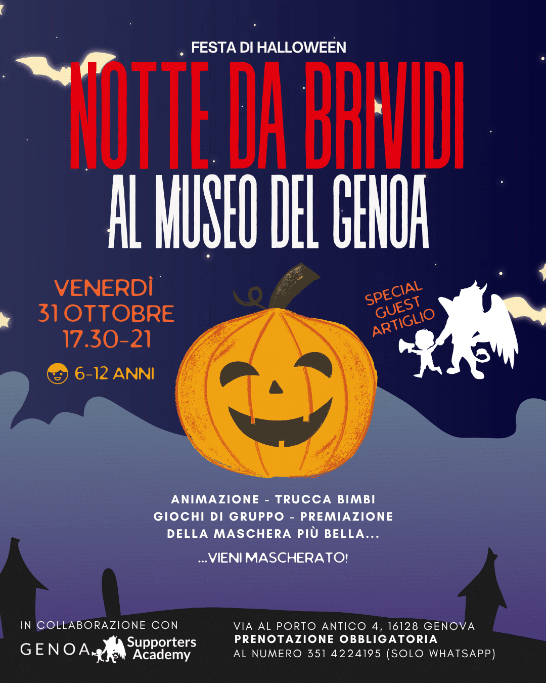 Halloween al Museo del Genoa! 🎃 - Fondazione Genoa 1893